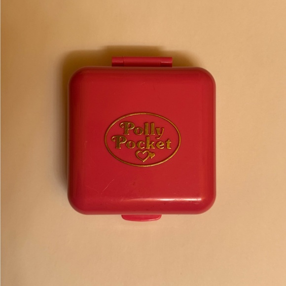 Mattel | Toys | Polly Pocket Red Compact Case Birthday Party | Poshmark